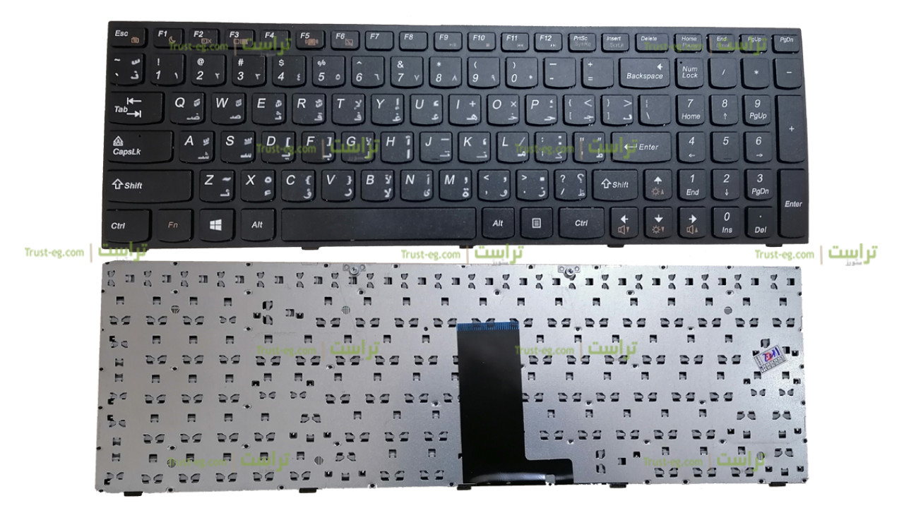 كيبورد لينوفو أصلي أسود - عربي Genuine Lenovo B5400 M5400 Keyboard - US ...